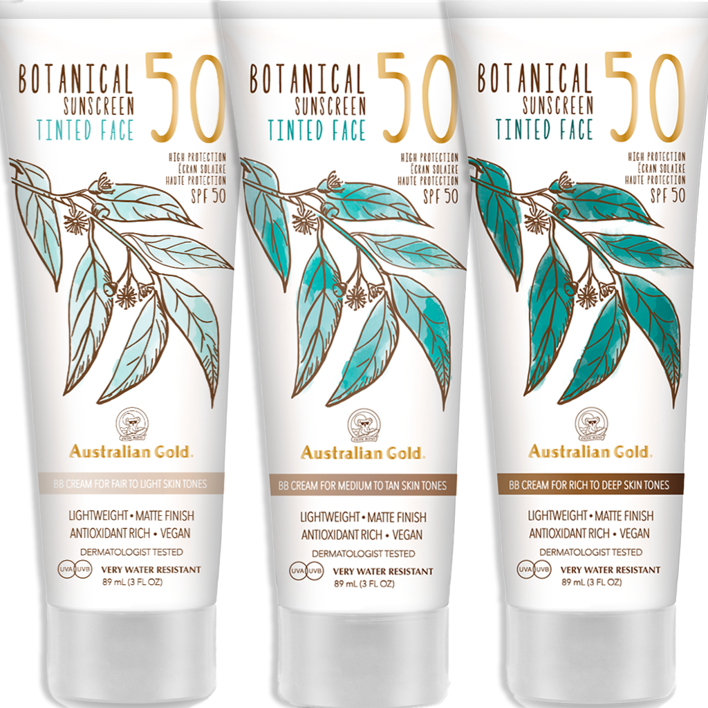 Botanical SPF 50 Tinted Face Lotion - Australian Gold UK