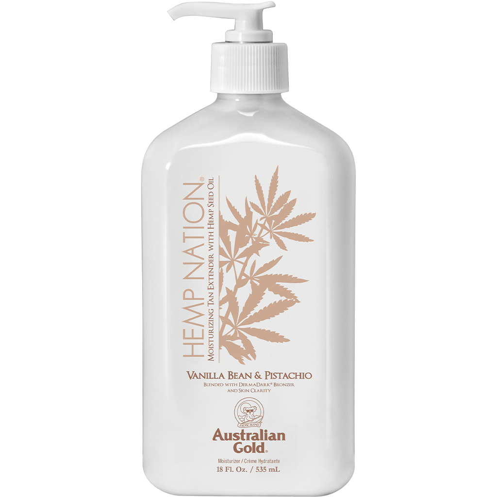 Hemp Nation Vanilla Bean and Pistachio Tan Extender – Australian Gold UK
