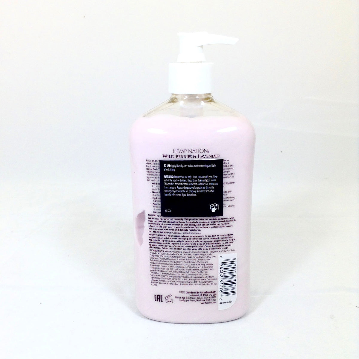 Hemp Nation Wild Berries & Lavender Body Lotion – Australian Gold UK